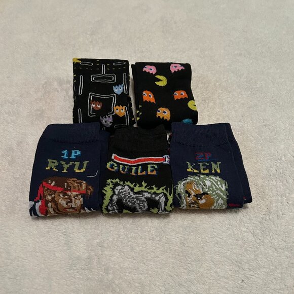 Accessories | Assorted Video Game Socks Per Pair Choose Your Favorites ...